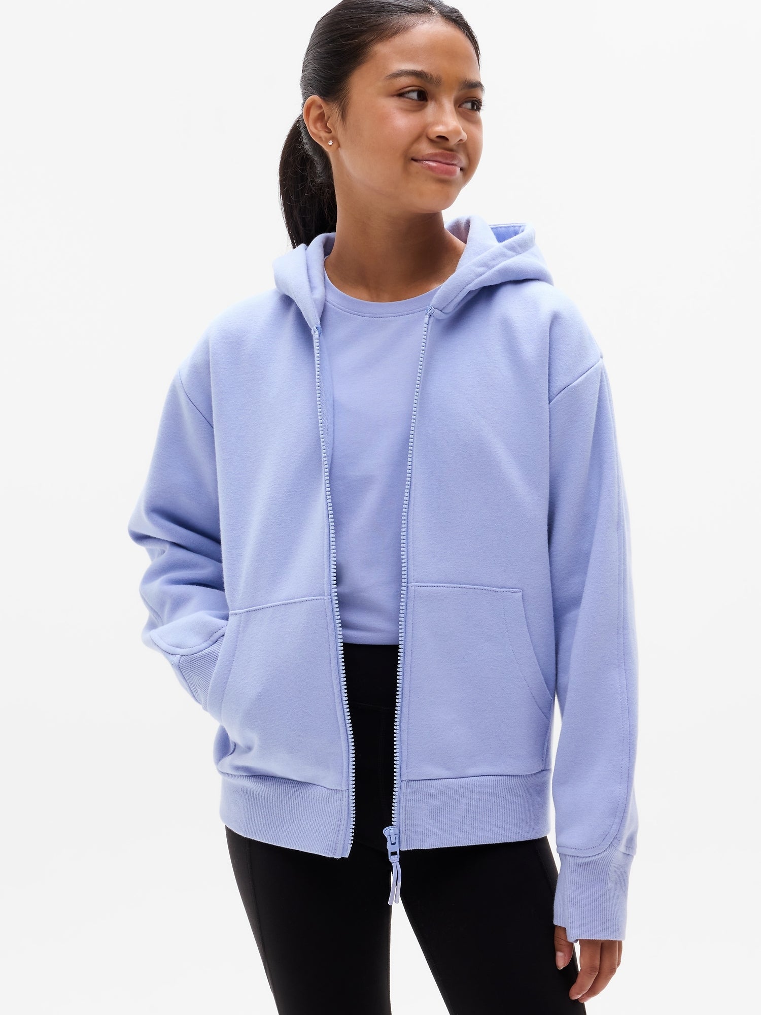Athleta Girl All Day Full Zip Sweatshirt